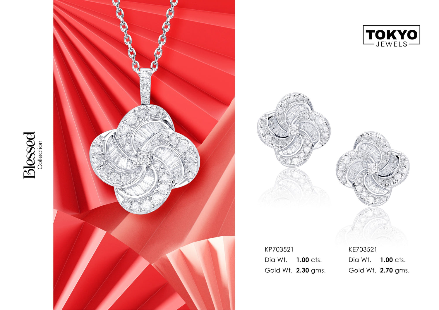 Tokyo Jewels Blessed Collection-Traditional Japanese Diamond Jewellery